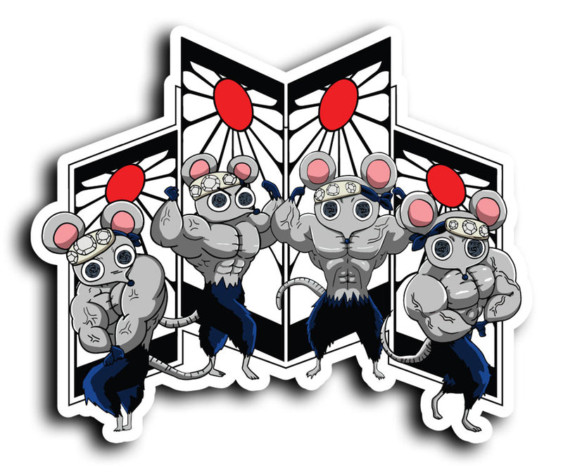 Muscle Mice - Sticker
